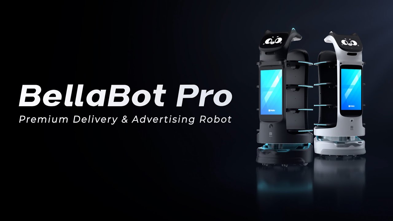 BellaBot Pro - Premium Delivery & Advertising Robot | Pudu Robotics - YouTube