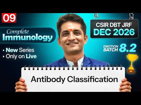 Emotion 8.0 I Lecture 9 I Immunology I IFAS CSIR NET DEC 2026 and June 2027