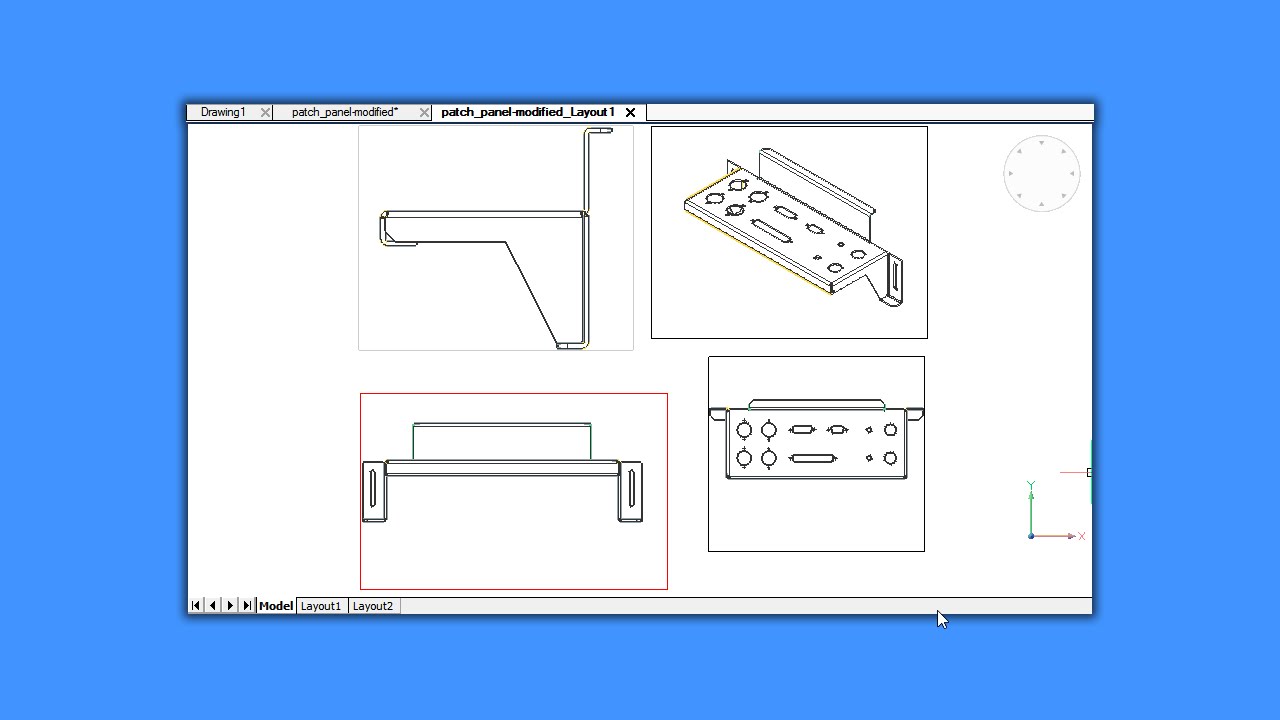 Copying Layouts to Model Tab - YouTube