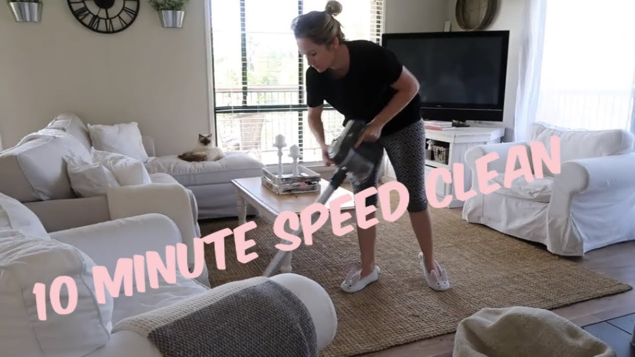 Speed Clean 10 Minute Challenge - My First YouTube Video - YouTube