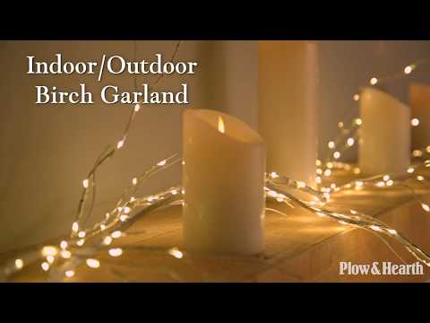Indoor/Outdoor Birch Garland