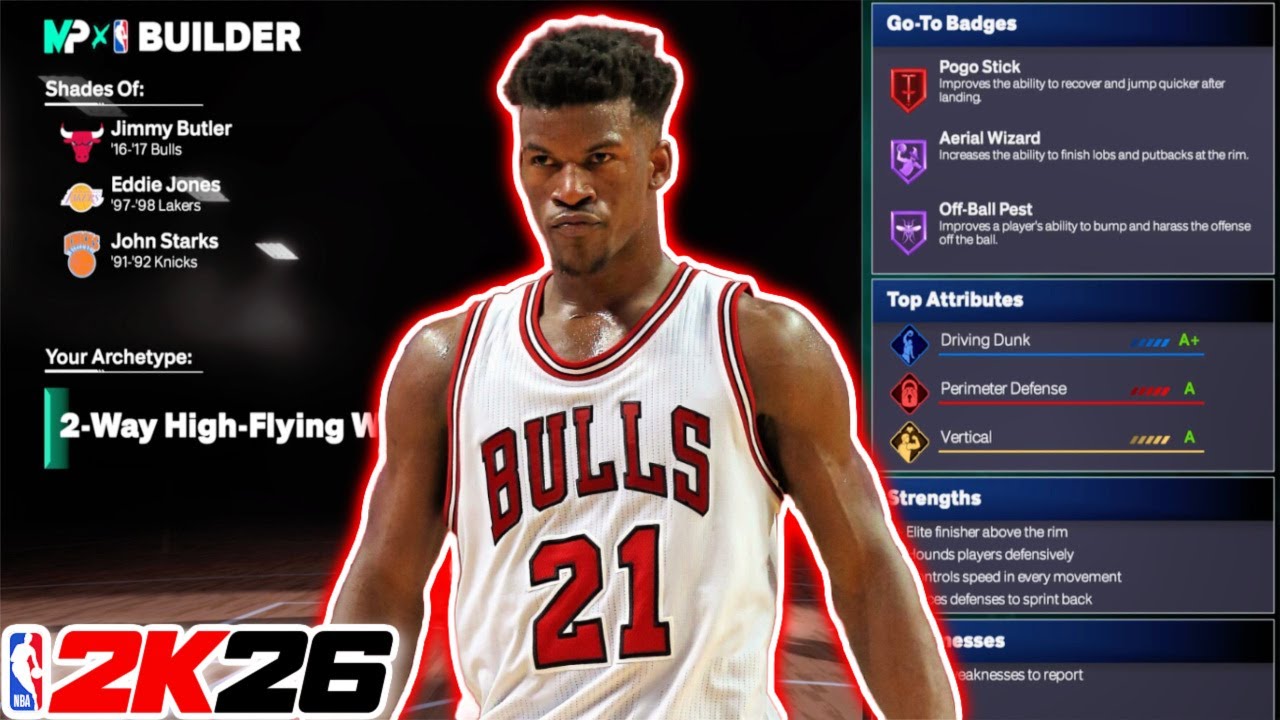 Best *BULLS* JIMMY BUTLER Build in NBA 2K26 - YouTube