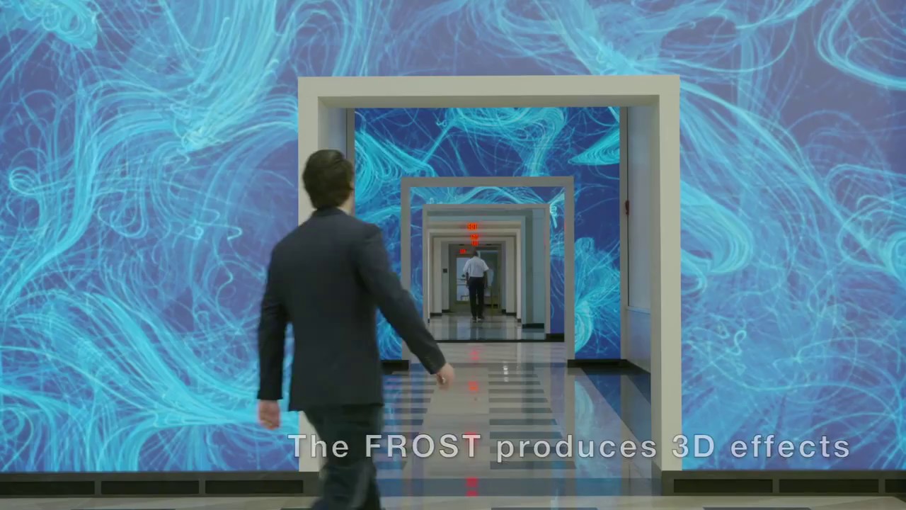 PVC Diffusion Film FROST – In use as interactive lobby display, Terrell ...