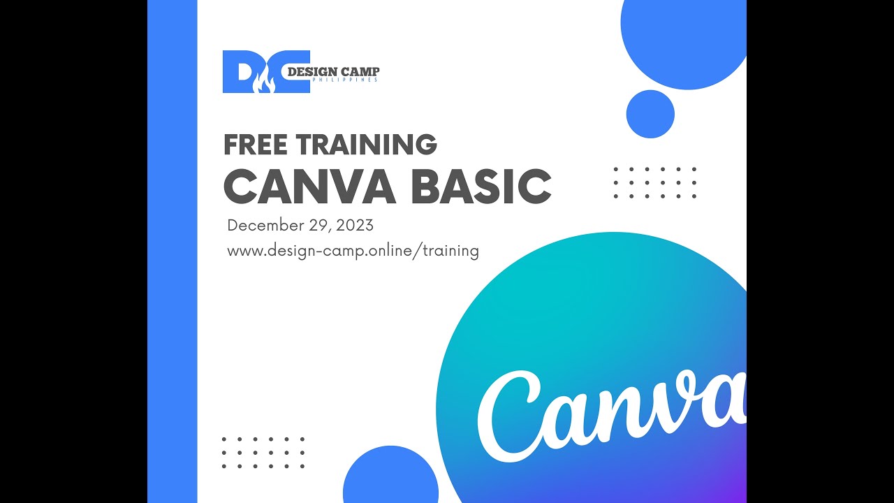 Canva Basics - FREE TRAINING - YouTube