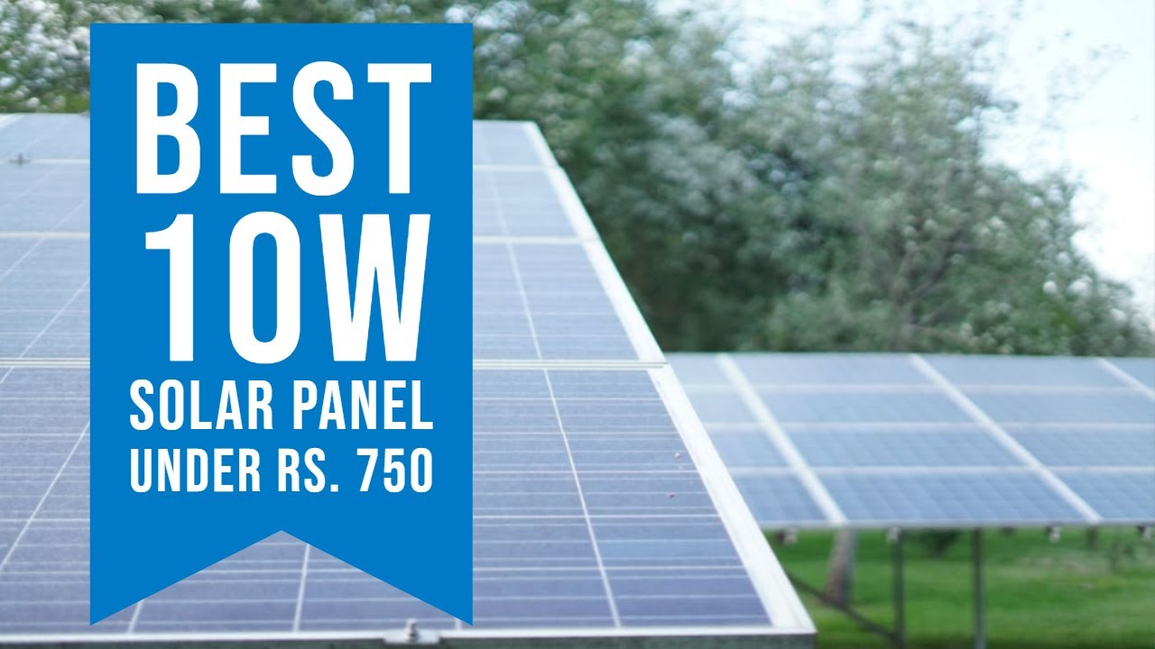10W Solar panel unboxing and review | Best solar panel under 750 - YouTube
