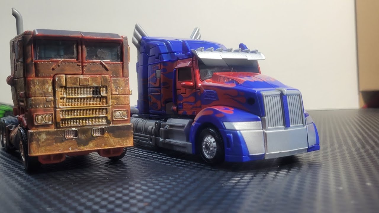Ss Aoe Optimus Prime stop motion short - YouTube