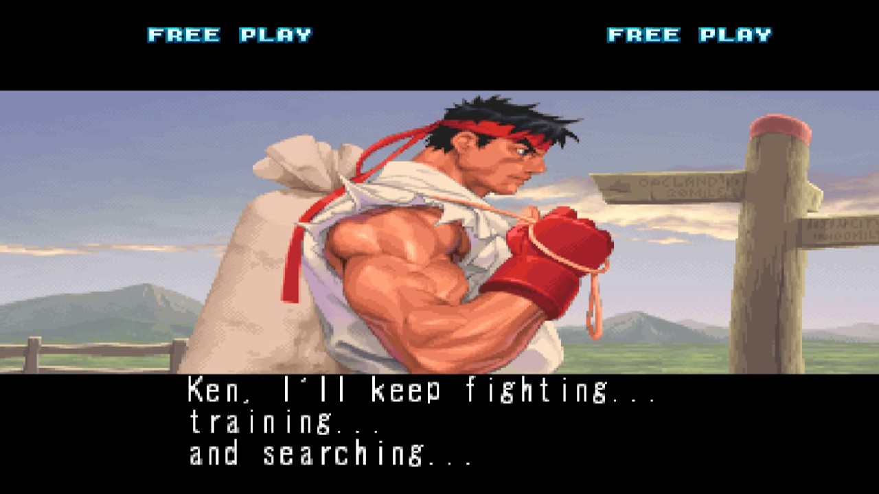 Street Fighter III: New Generation - Ryu Ending - YouTube