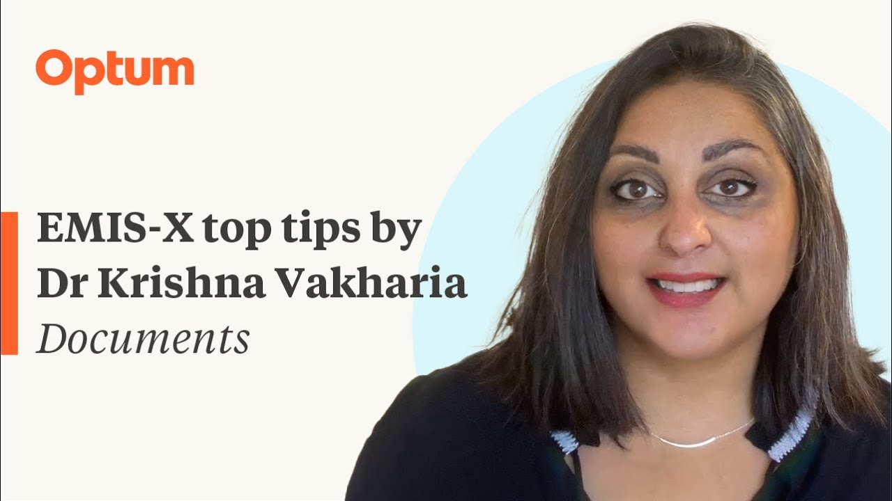 EMIS-X top tips by Dr Krishna Vakharia: Documents - YouTube