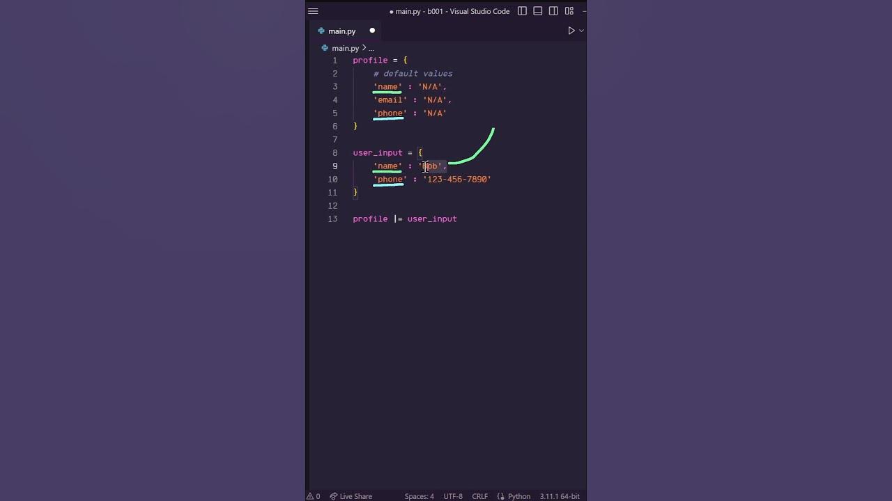 This Works On Python Dictionaries Python Programming Coding Youtube