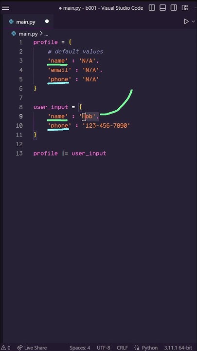 This Works On Python Dictionaries?? #python #programming #coding - YouTube