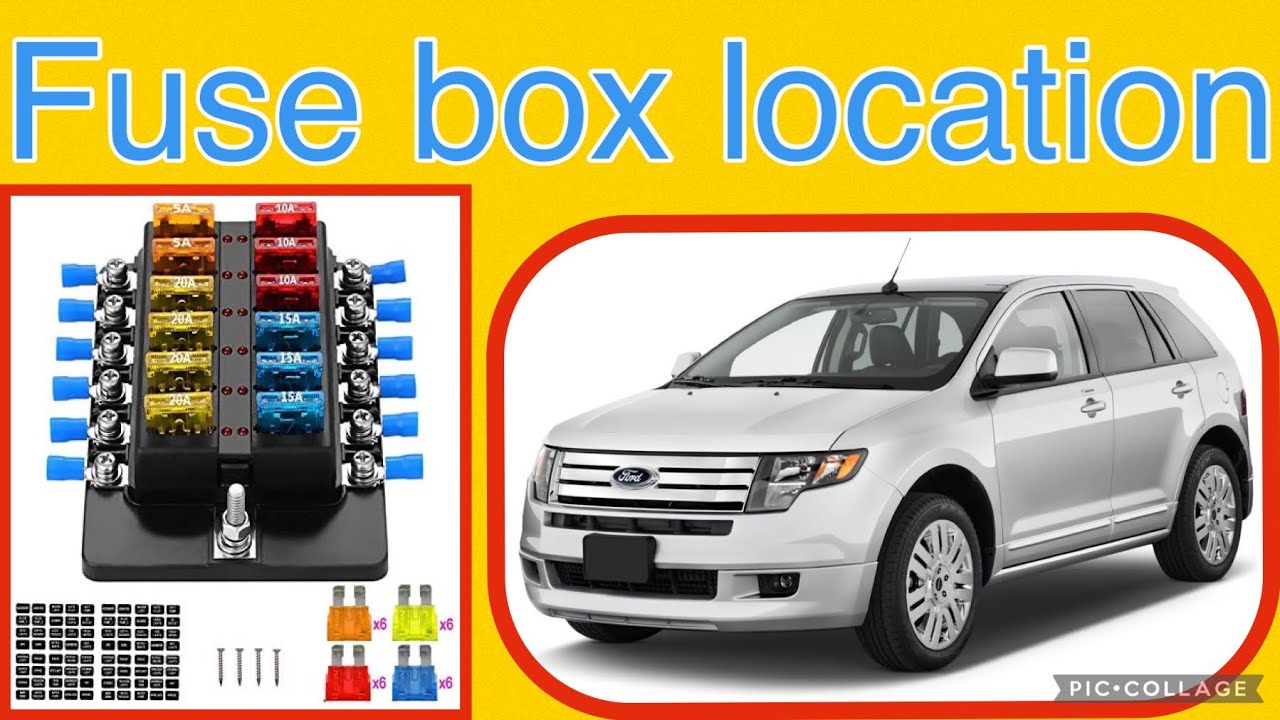 2010 Ford Edge fuse box location - YouTube