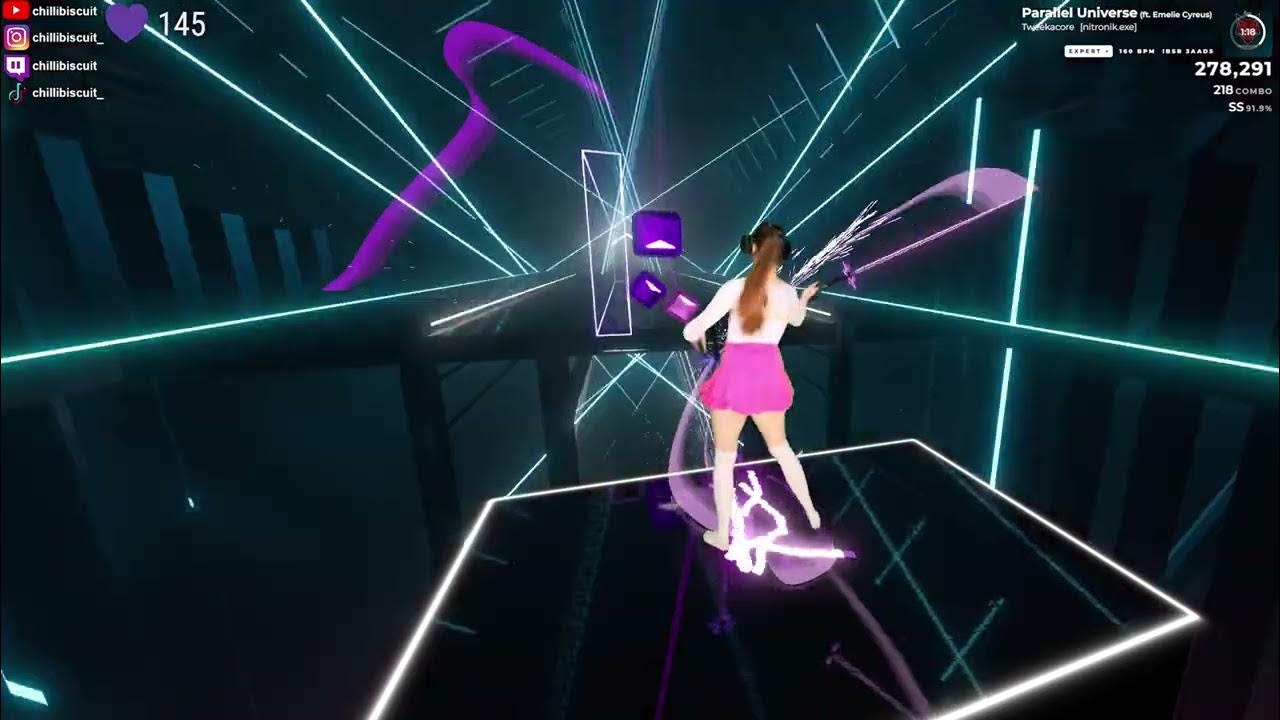 [Beat Saber] Tweekacore - Parallel Universe - YouTube