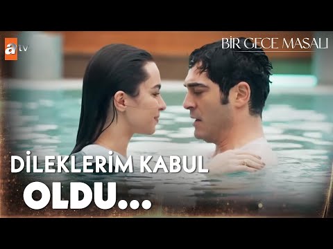 Canfeza ve Mahir'in havuz romantizmi😍| Bir Gece Masalı 23. Bölüm | Unutulmaz Arşiv Sahneler