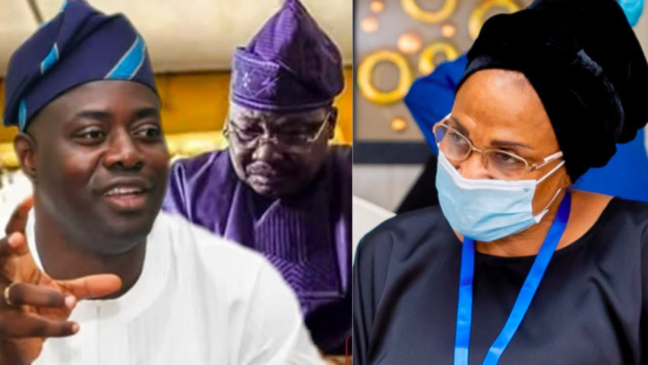 Ajimobi’s wife tackles Makinde over husband's death - YouTube