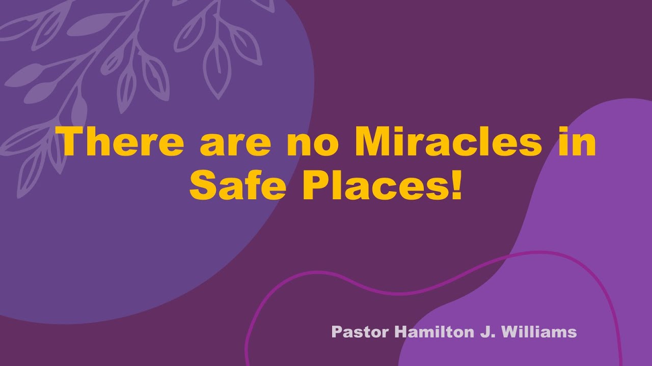 There Are No Miracles In Safe Places! - Pastor Hamilton Williams - YouTube