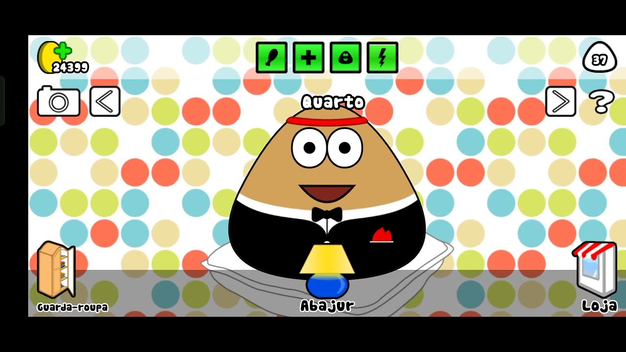Pou gameplay part 11 - versão Pou professor cavaleiro - YouTube