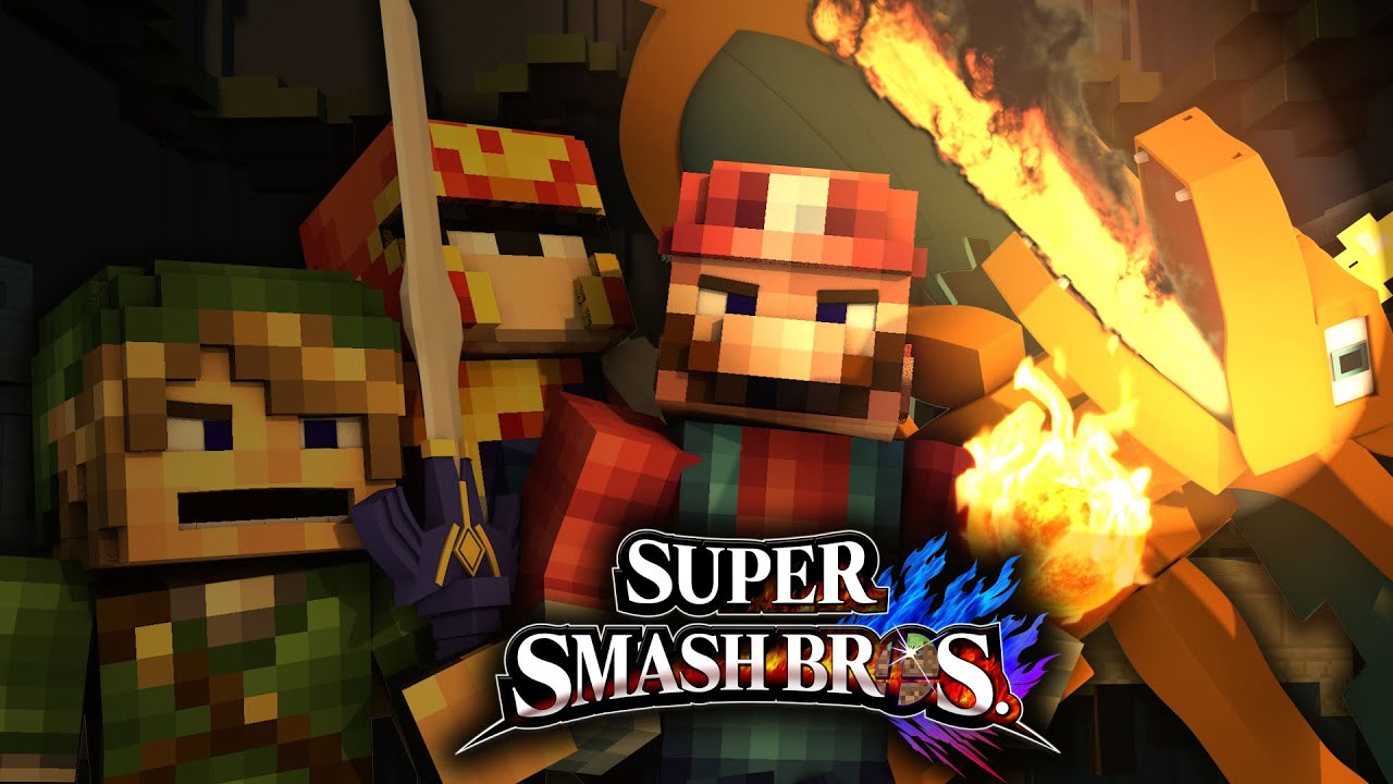 SUPER SMASH BROS MINECRAFT ANIMATION - YouTube
