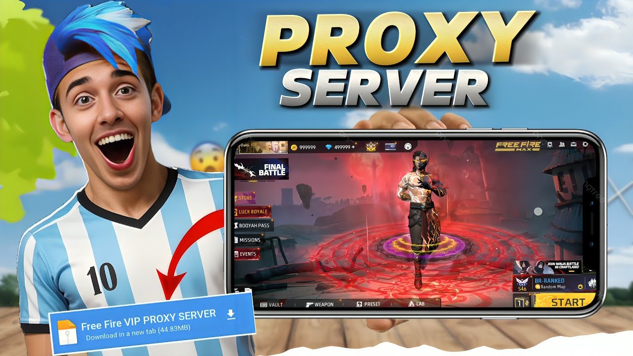 FREE FIRE VIP PROXY SERVER REALITY CHECK! 😱 - YouTube