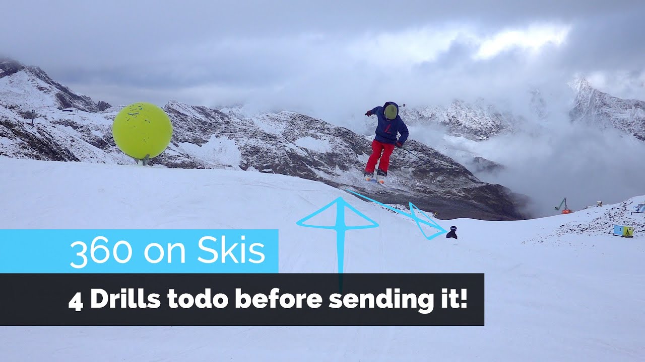 360 on Skis | 4 Drills Todo Before Sending It - YouTube