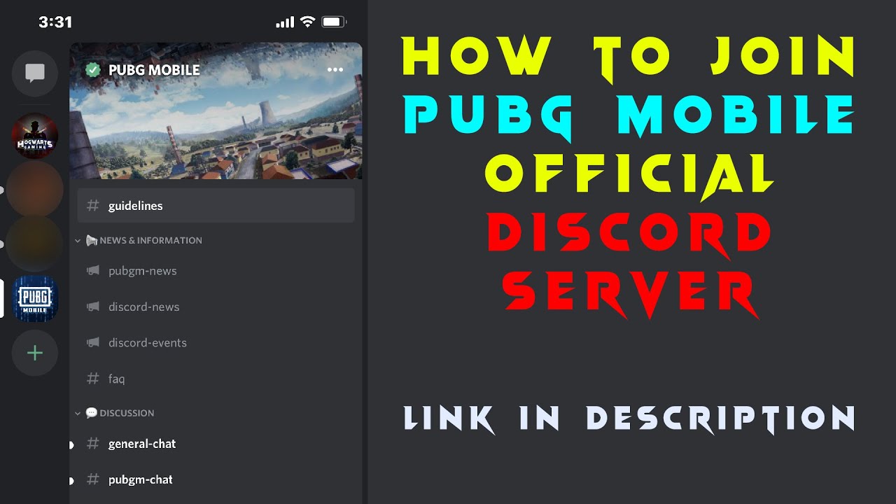 HOW TO JOIN PUBG DISCORD SERVER | PUBG MOBILE OFFICIAL DISCORD SERVER ...