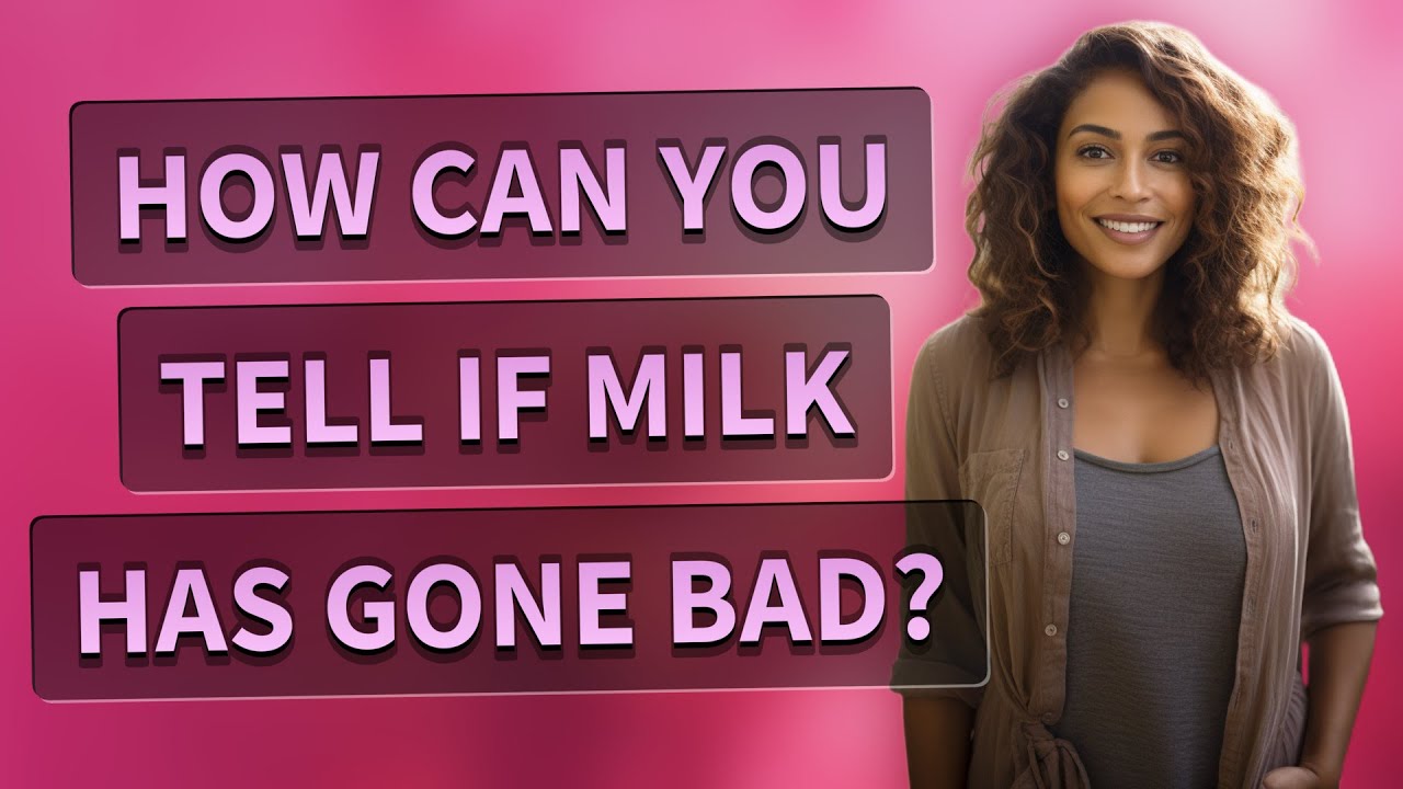 How can you tell if milk has gone bad? - YouTube