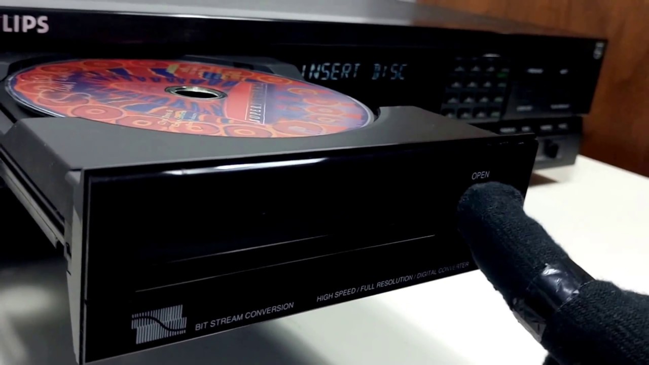 PHILIPS CD634 Compact Disc Player - YouTube