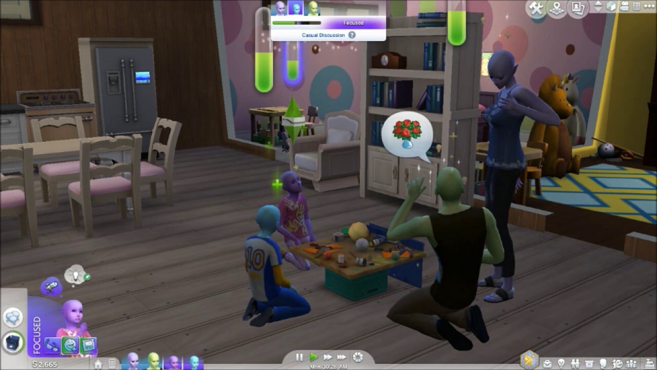 The Sims 4: Parenthood - Solar System Project - YouTube