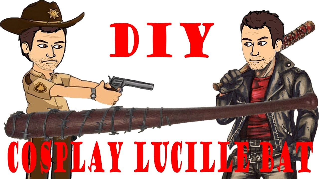 The Walking Dead DIY Lucile bat - YouTube