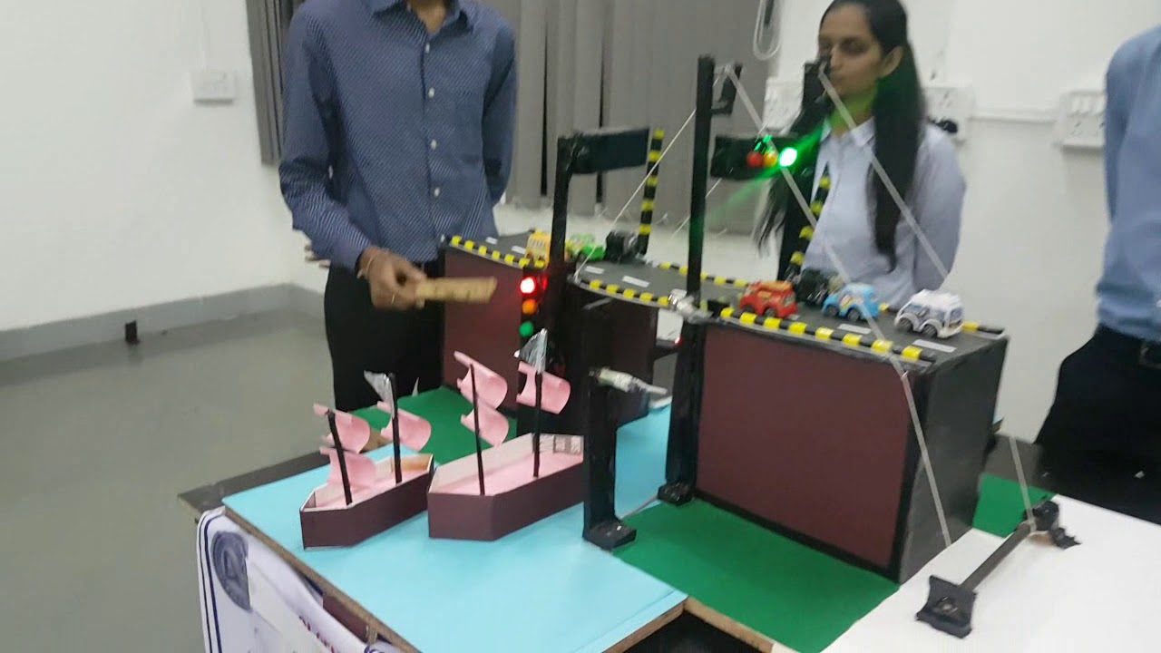 AUTOMATED ROTATING BRIDGE BASED ON PLC - YouTube