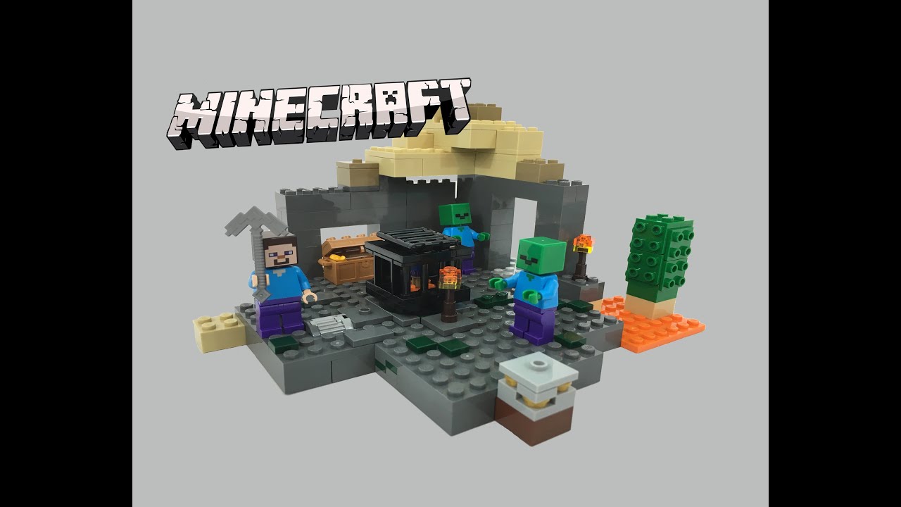 Minecraft Monday: Lego Minecraft- Set 21119 The Dungeon| Kids Station ...