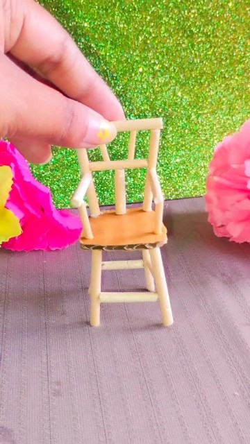 DIY mini chair craft/how to make mini chair#shorts#trending#diy#craft# ...