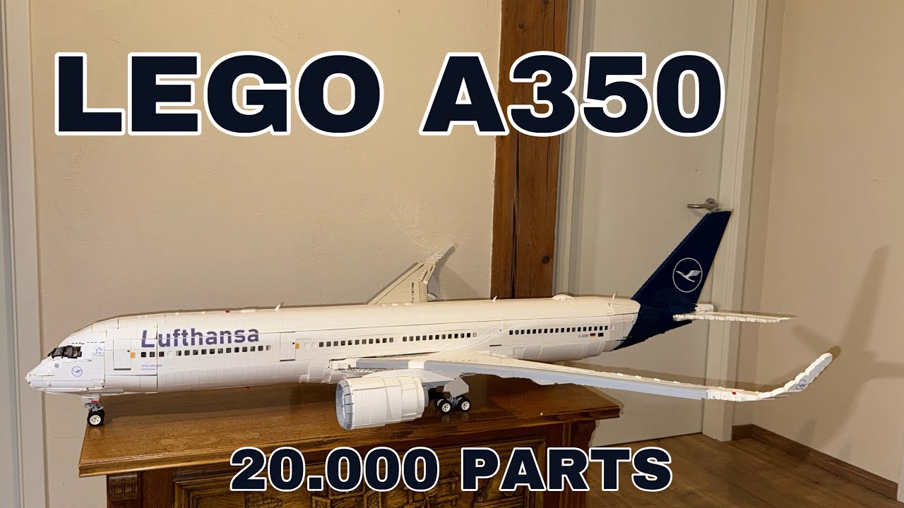 LEGO Lufthansa Airbus A350-900 Allegris - YouTube