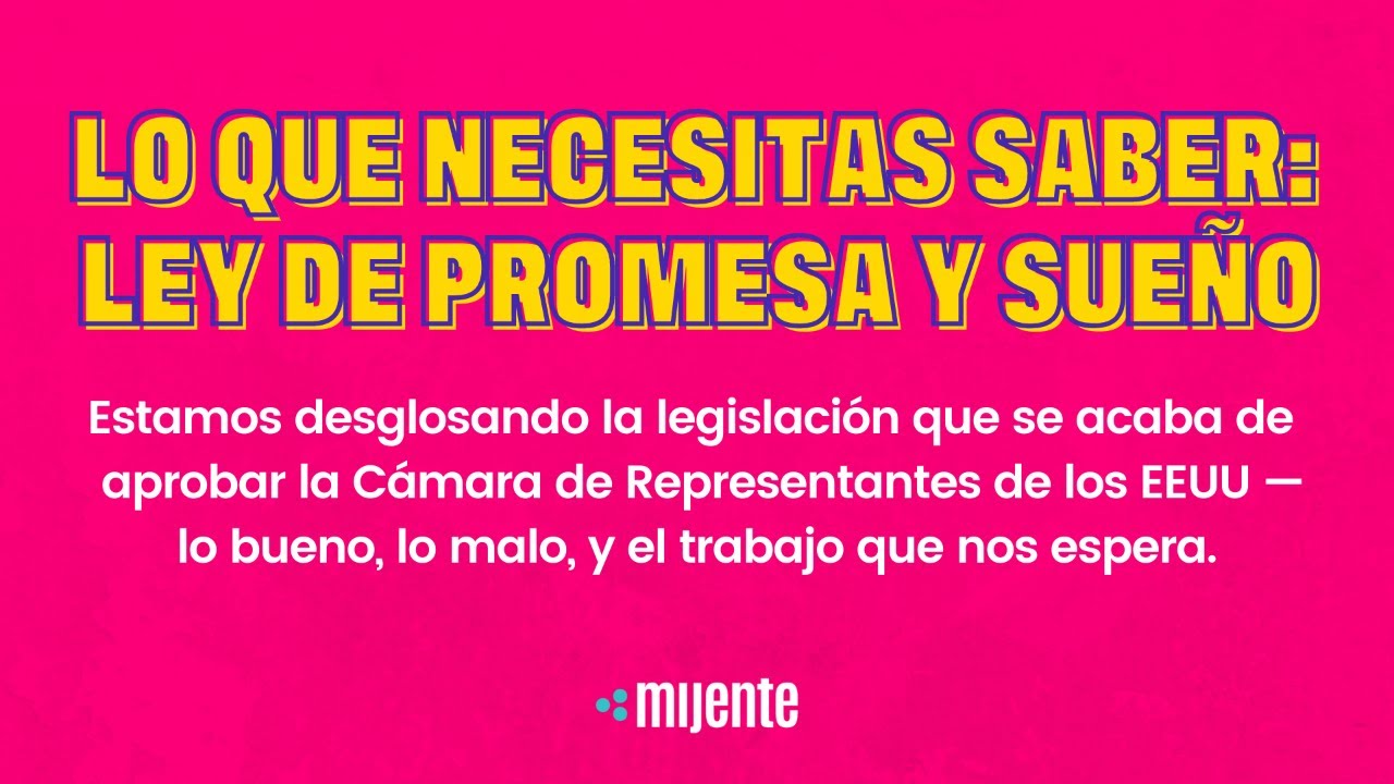 Lo Que Necesitas Saber: Ley de Promesa y Sueño - YouTube