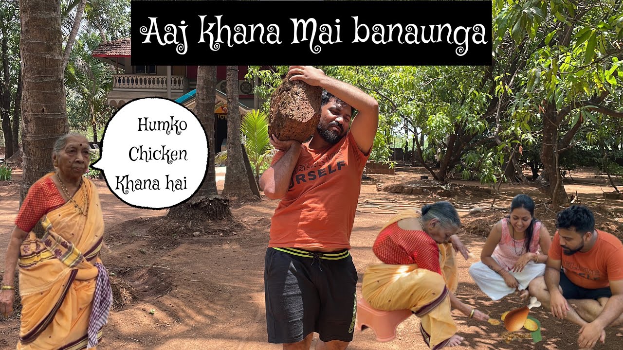 80 year Old Dadi cooking MALVANI KOMBDI VADE😍🔥 #village #cooking - YouTube