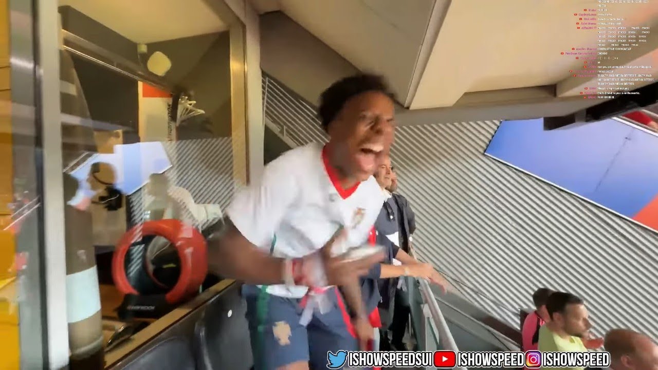 iShowSpeed Reacts To Portugal Scoring Against Turkey.. - YouTube
