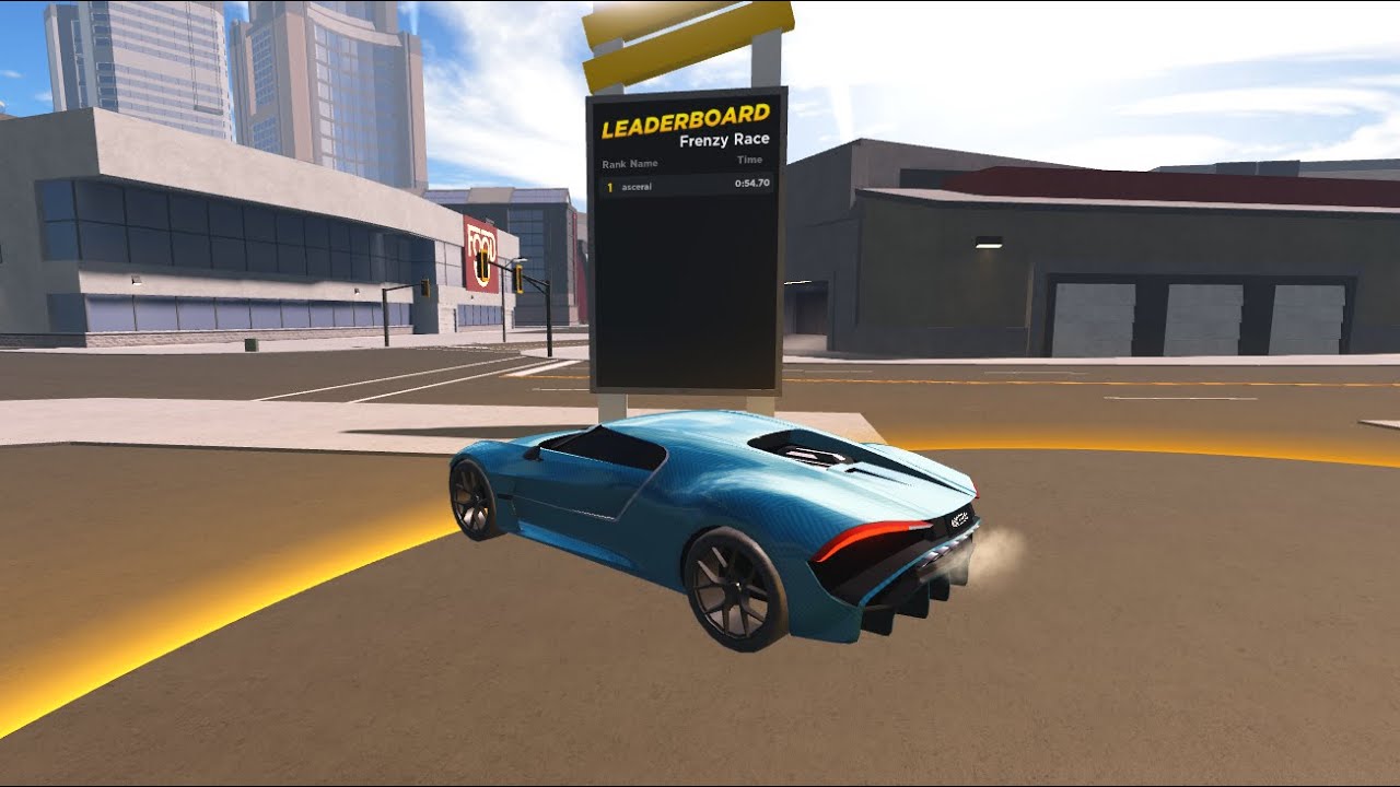 [Driving Simulator ROBLOX] Frenzy Race Run - YouTube