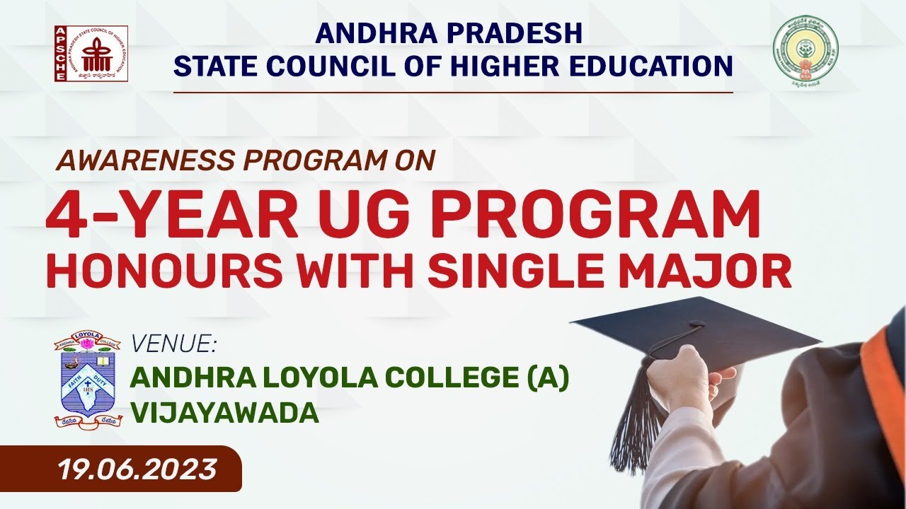 APSCHE - AWARENESS PROGRAM ON 4-YEAR UG HONOURS PROGRAM WITH SINGLE ...