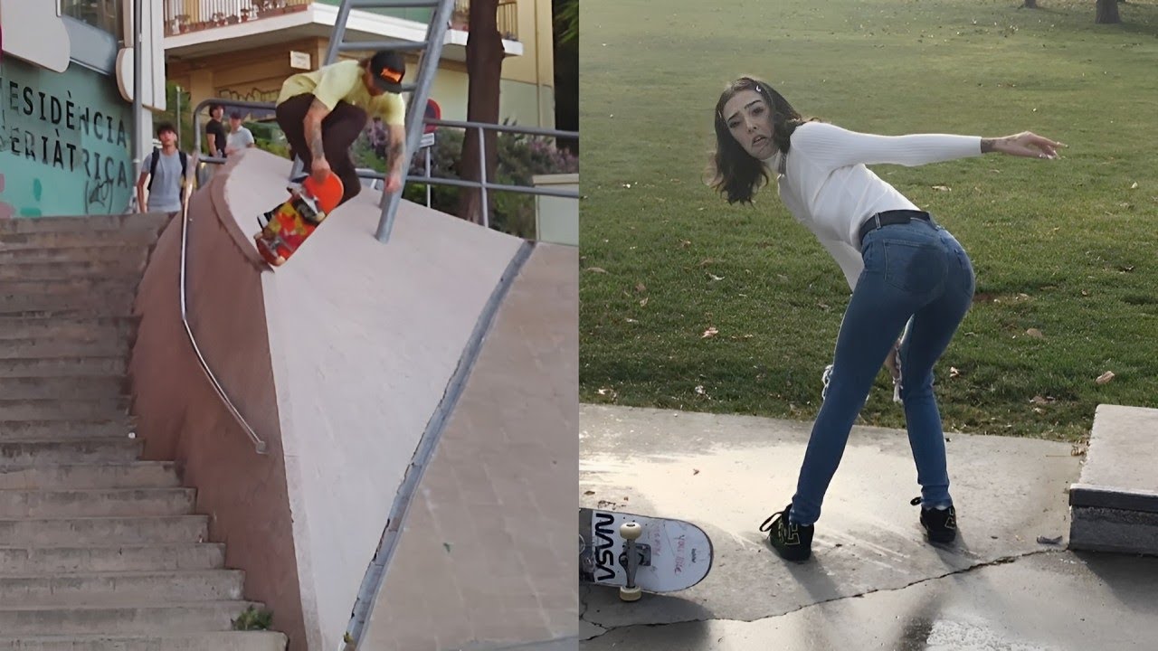These Tricks Goes Unnecessarily Hard! (Skateboarding Unbelievable ...