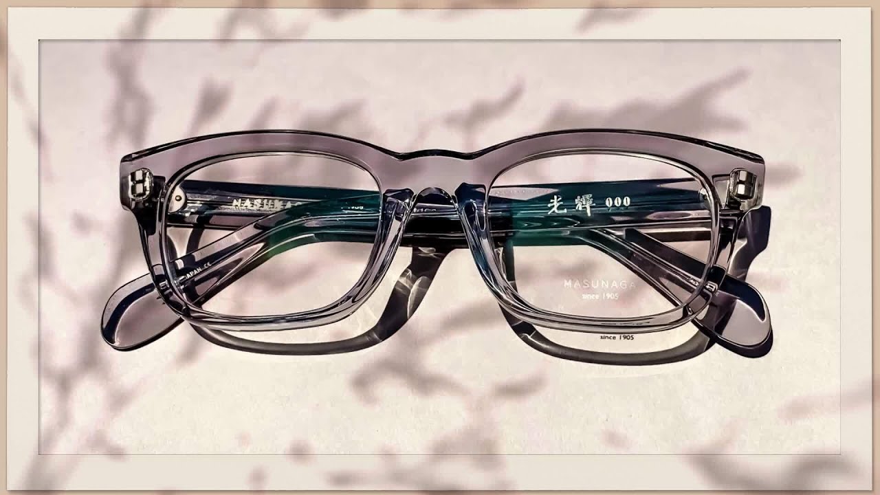 New Masunaga eyewear available in Sigapore at Visio Optical - YouTube
