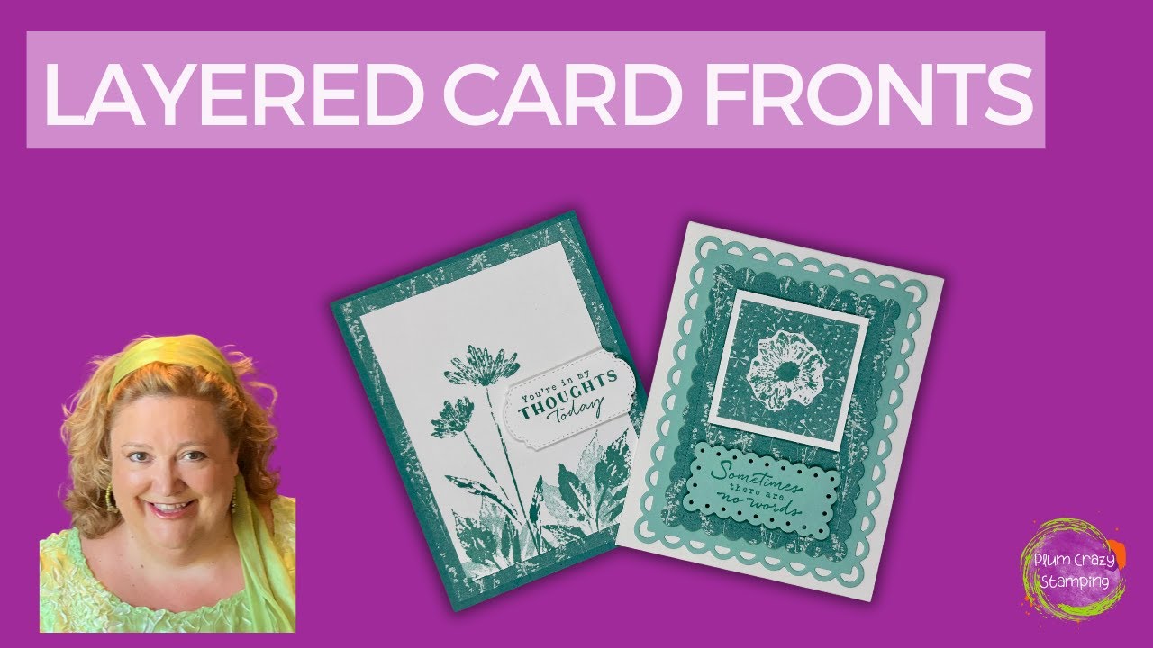 Two Quick Cards with Layered Card Fronts - YouTube