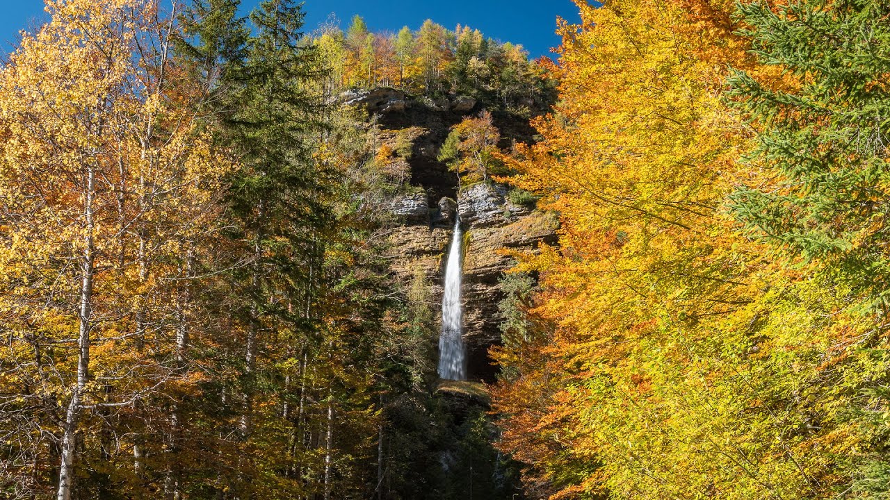Peričnik waterfall - YouTube