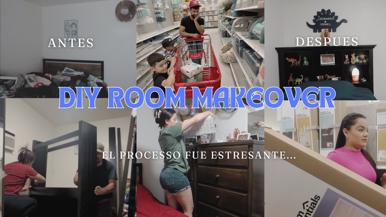 Remodelando el cuarto de mis niños | Cute simple boy room - YouTube