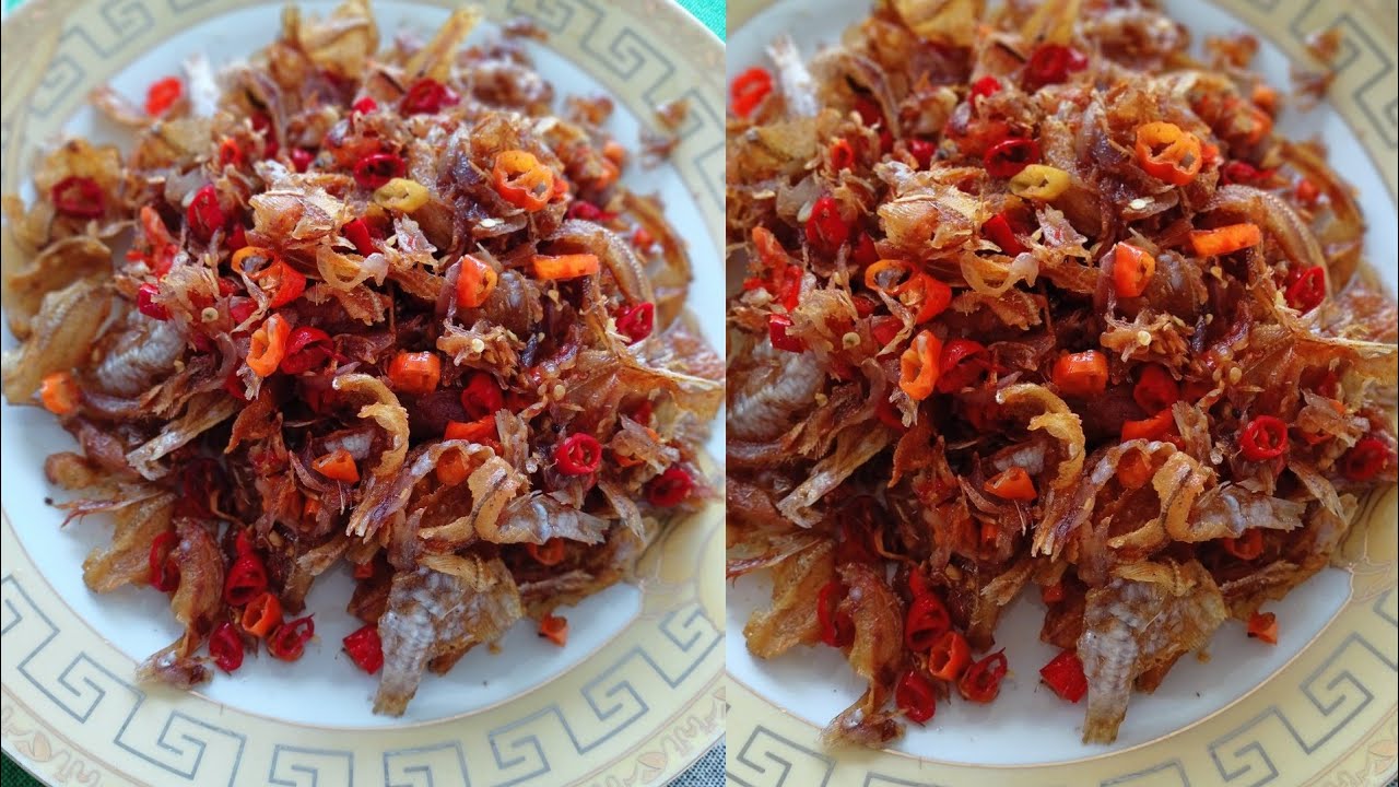 Teri pipih dimasak masakan khas Bali Gerang(teri)sambel embe khas Bali ...