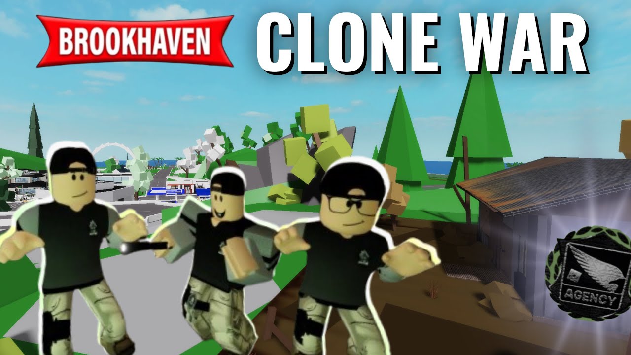 👬 BROOKHAVEN CLONE WAR - YouTube