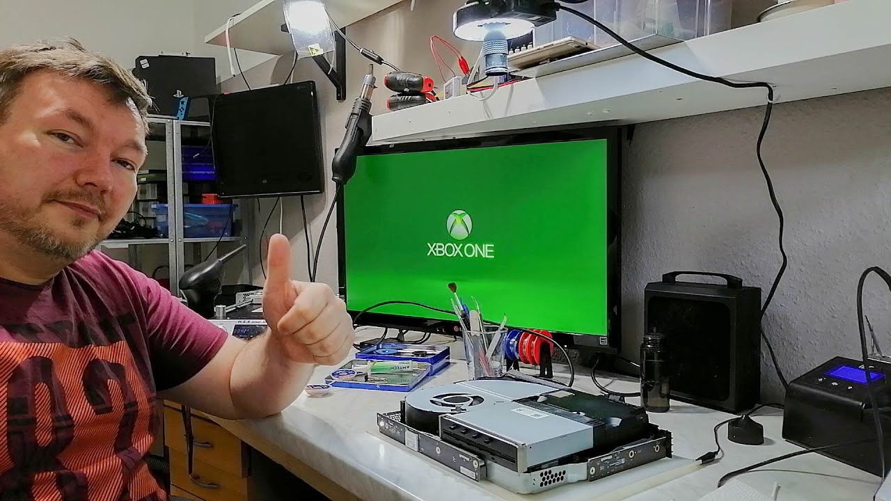 XBOX ONE X HDMI IC Retimer TDP 158 Reparatur/Austausch | PCB Solder ...