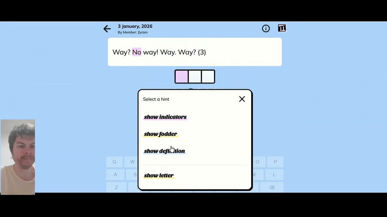 Minute Cryptic Day 146: Way, No Way?! WAY. (Full Video) - YouTube