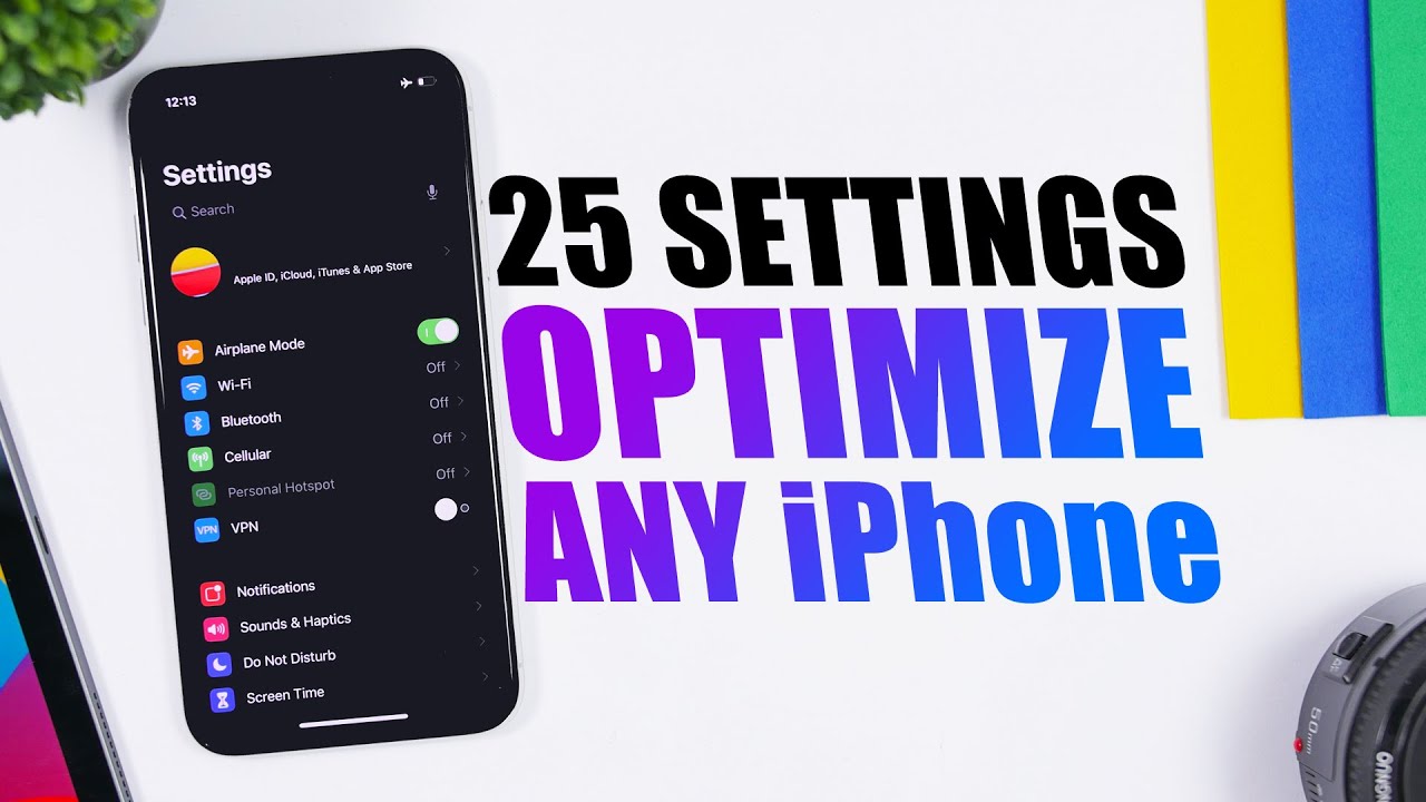25 Settings To OPTIMIZE Any iPhone on iOS 13 ! - YouTube