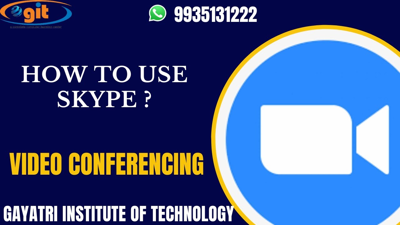 How To Use Skype in Video Conferencing - YouTube
