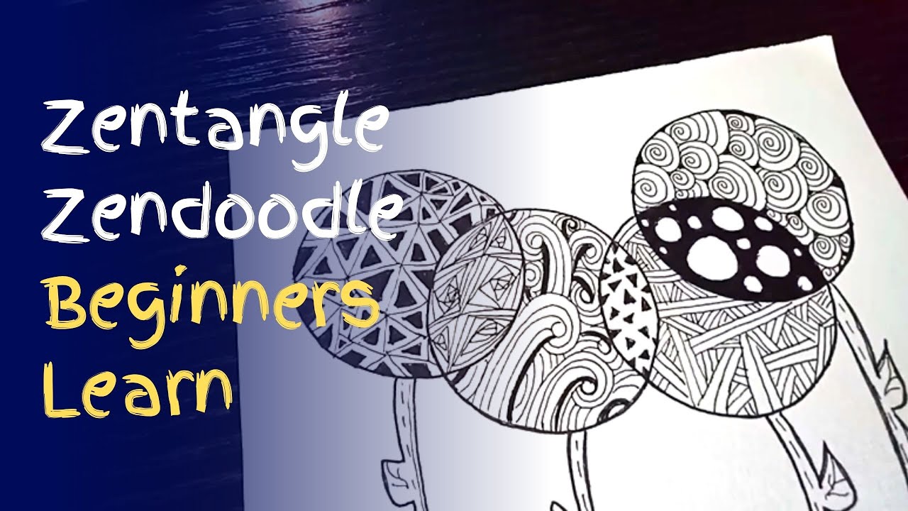 Zentangle • Zendoodle Art • Learn - YouTube