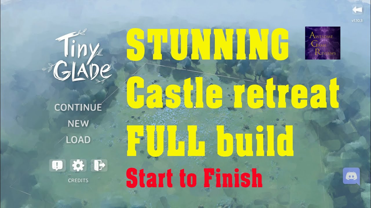 STUNNING Tiny Glade Castle retreat FULL build. START to FINISH - YouTube